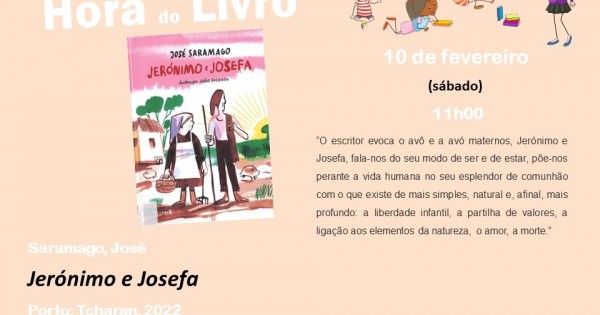 Hora do Livro - “Jerónimo e Josefa”